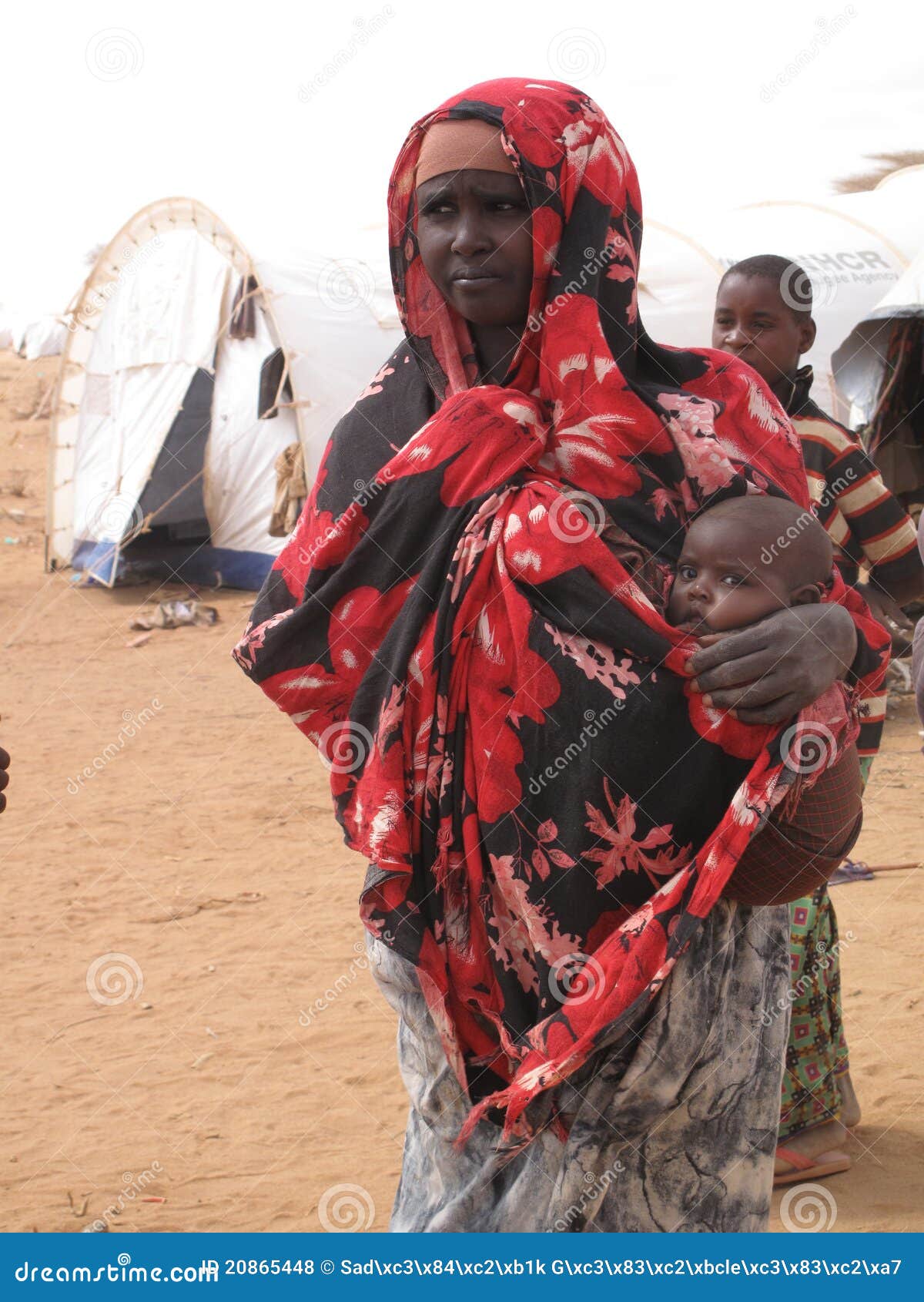 Somalia Hunger Refugee Camp Editorial Stock Photo - Image of charity ...