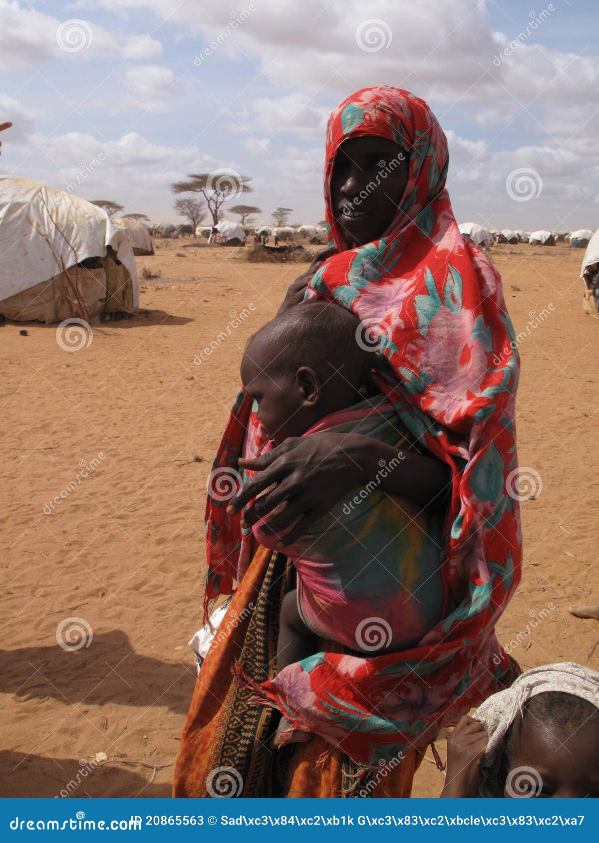 Somalia Hunger Refugee Camp Editorial Stock Photo - Image of kids ...