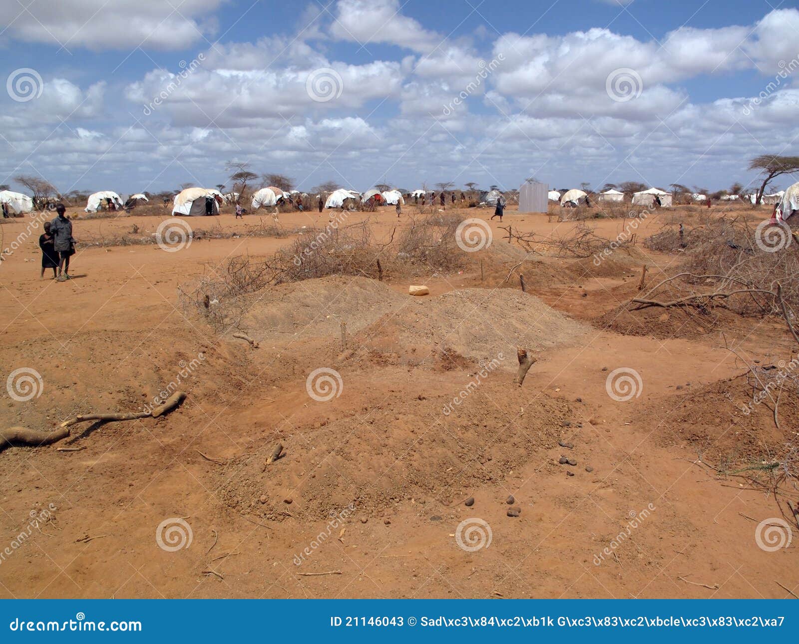 Somalia Hunger Refugee Camp Editorial Stock Photo - Image of august ...