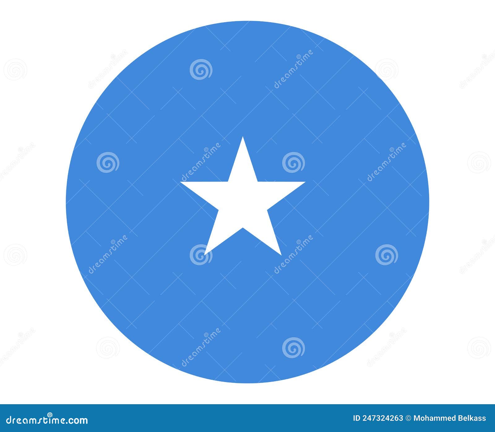 Somalia Flag National Africa Emblem Icon Vector Stock Illustration ...