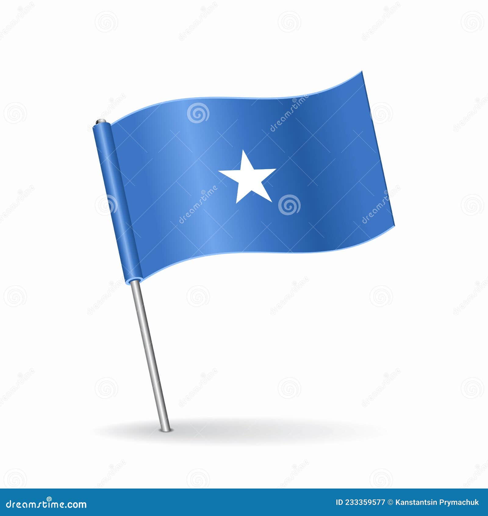 Somalian Flag Map Pointer Layout. Vector Illustration. Stock Vector ...