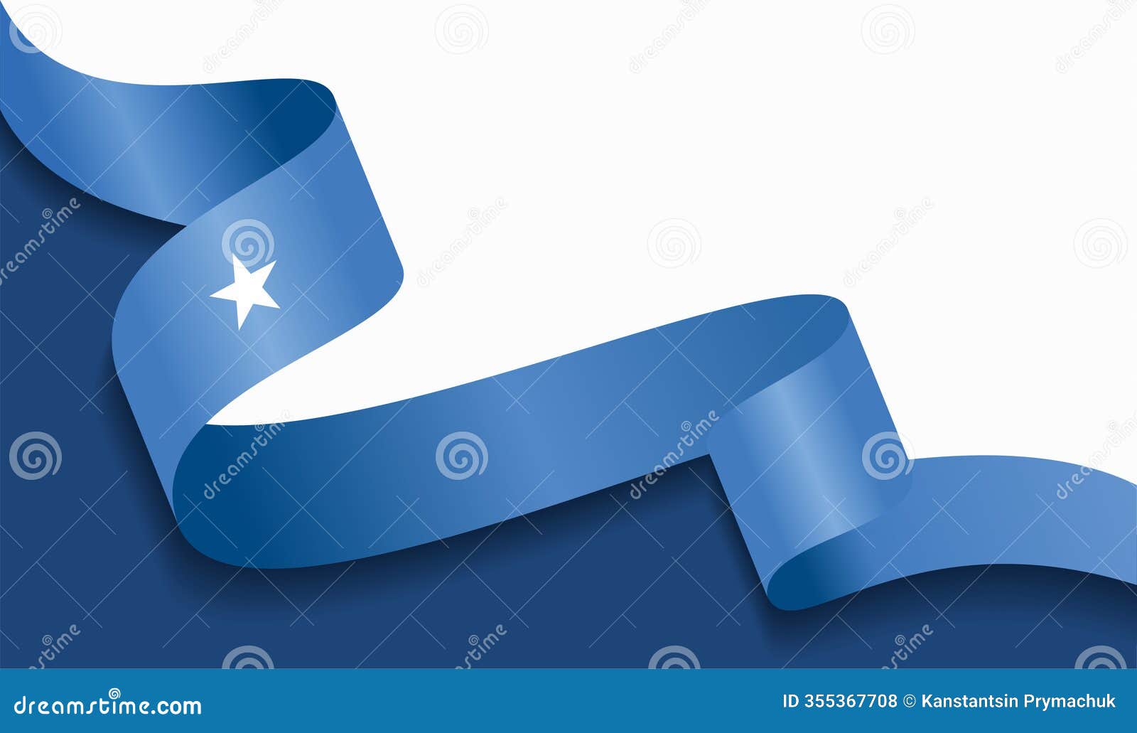 Somalian Flag Wavy Abstract Background. Vector Illustration. Stock ...