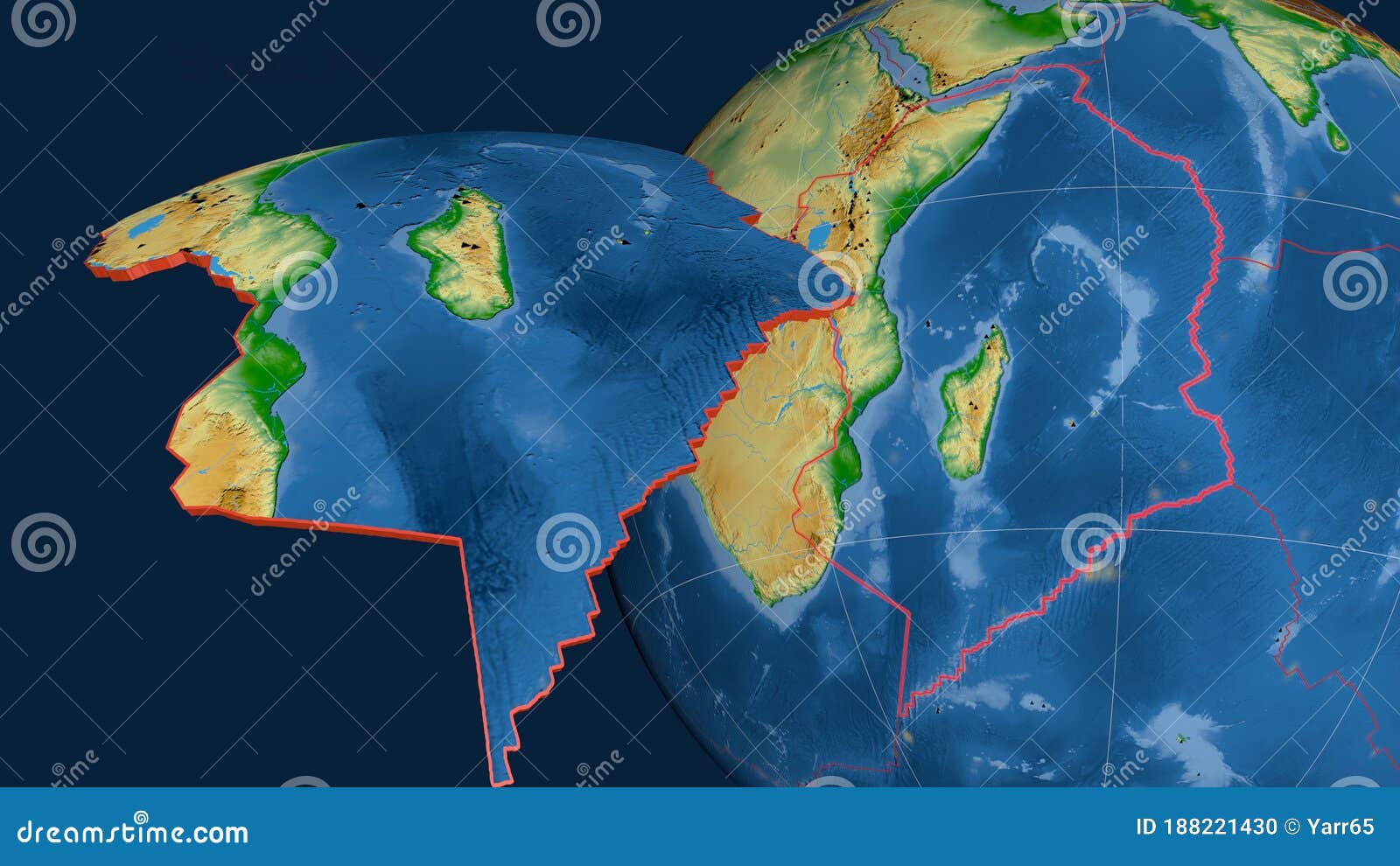Somalian Plate Presented - Physical Stock Illustration - Illustration ...