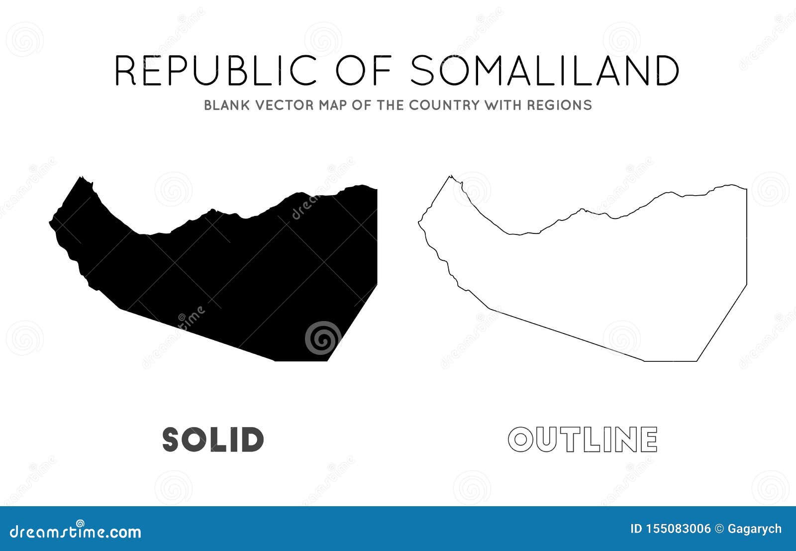 Somaliland Map. Vector Illustration | CartoonDealer.com #155083006