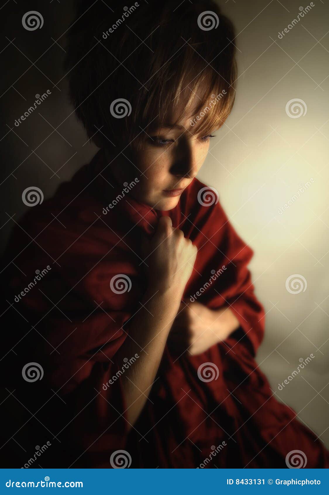 Somber girl stock image. Image of skin, person, human - 8433131