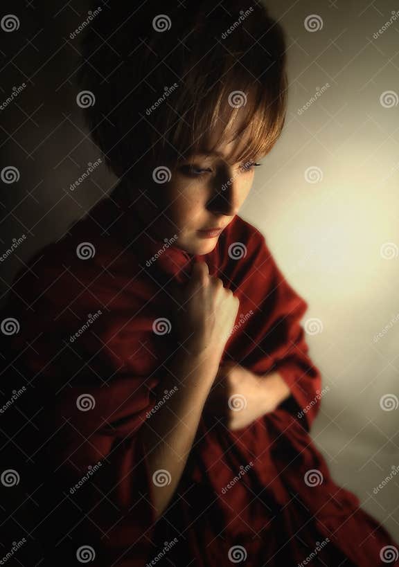 Somber girl stock image. Image of skin, person, human - 8433131