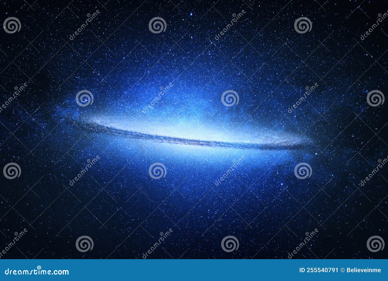 The Sombrero Galaxy in Open Space Stock Image - Image of ...
