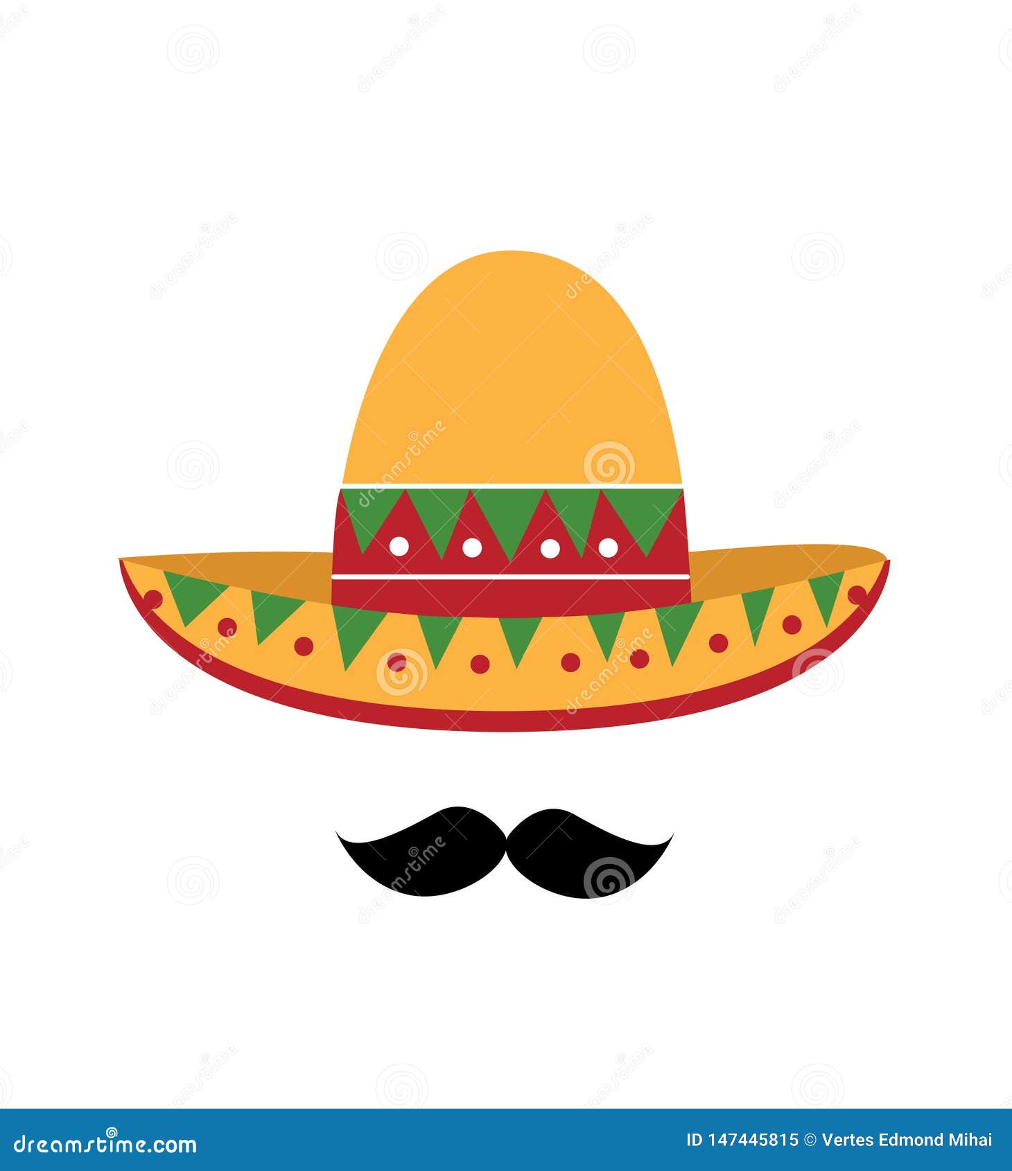 Mustache Icon Of 3 Types. Isolated Vector Sign Symbol. | CartoonDealer ...