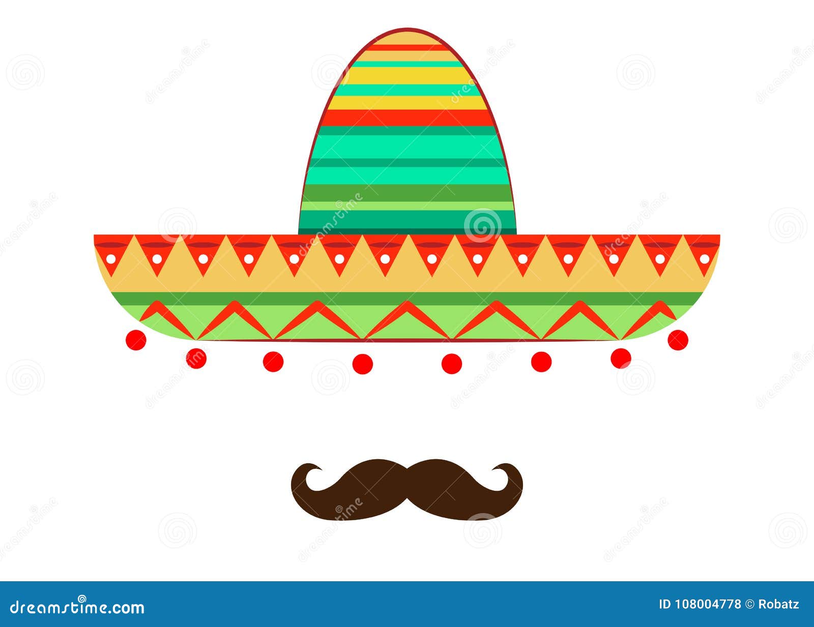 Mustache Icon Of 3 Types. Isolated Vector Sign Symbol. | CartoonDealer ...