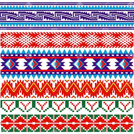 Some Ancient American Pattern Stock Vector - Illustration of sacrifice ...