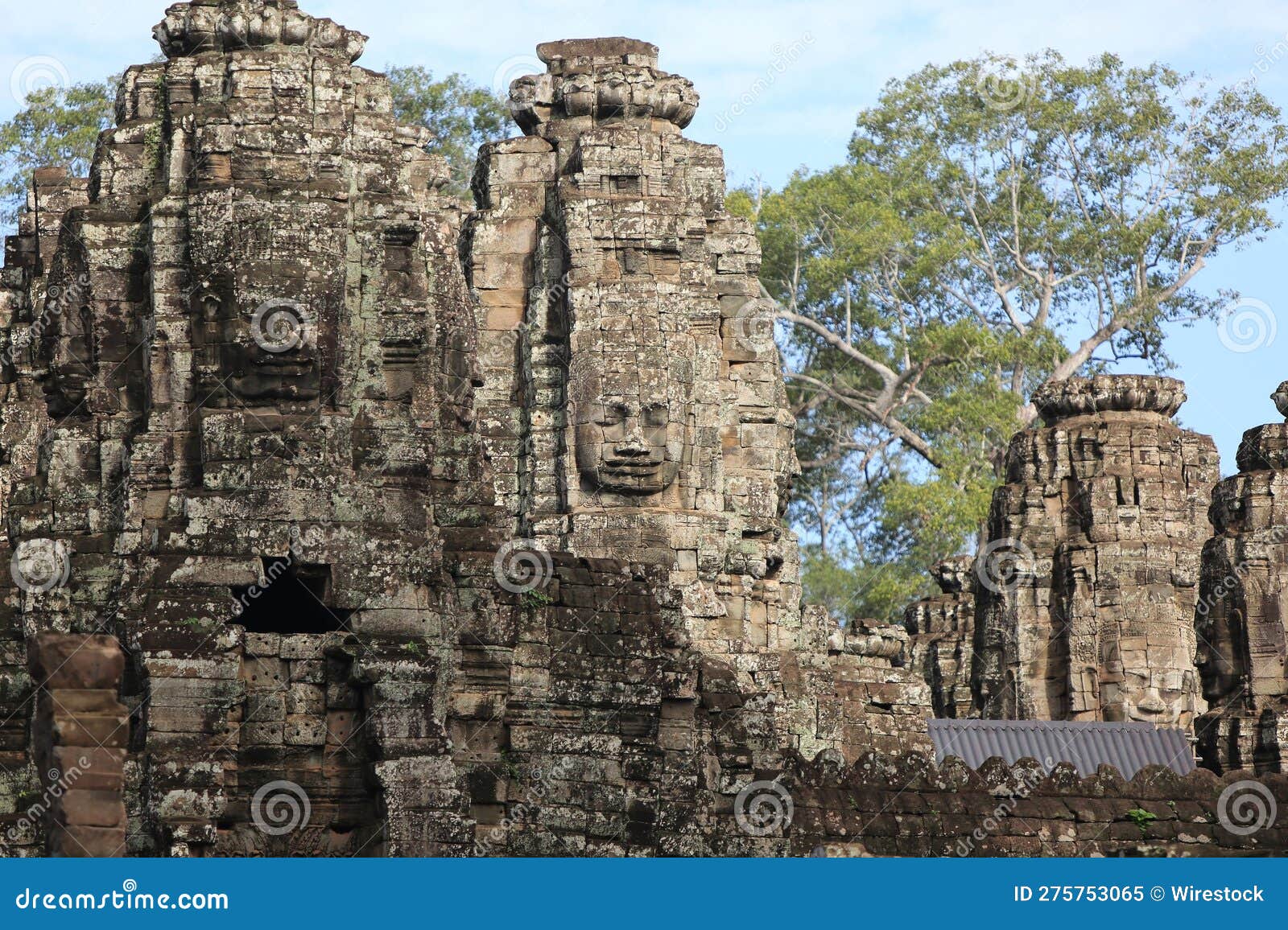 Some Ancient Brick Structures Near Angkor Wat Temple Complex in ...