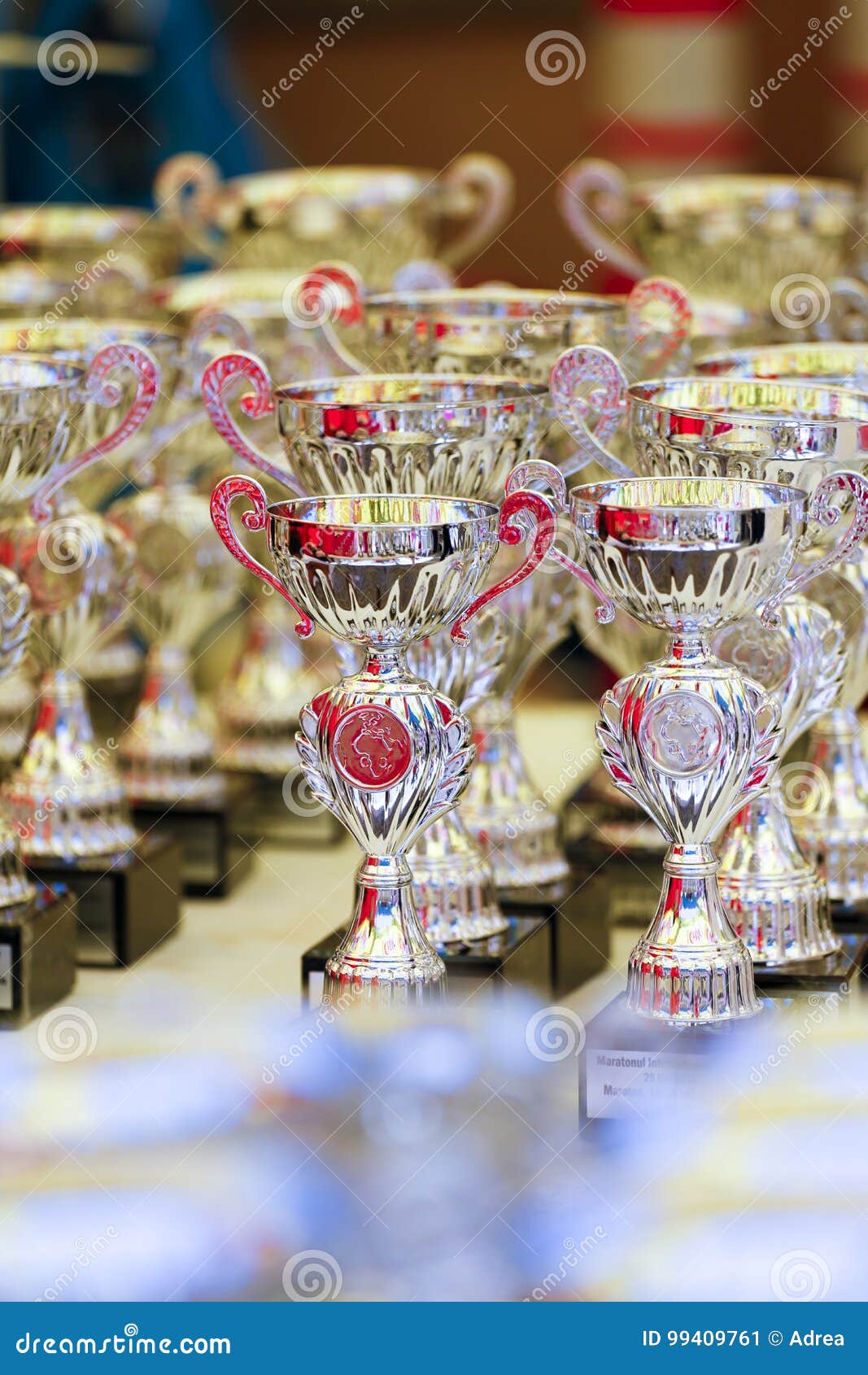Awards on the Judging Table Stock Image - Image of places, disputes ...