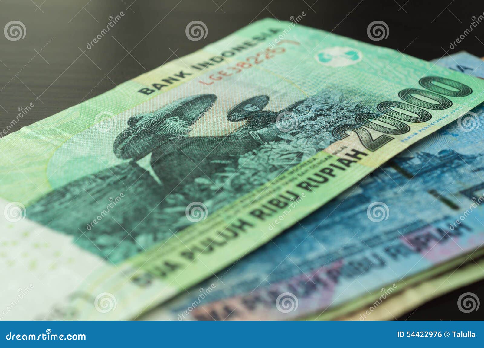 Some Banknotes of Indonesian Rupiah Stock Photo - Image of share ...