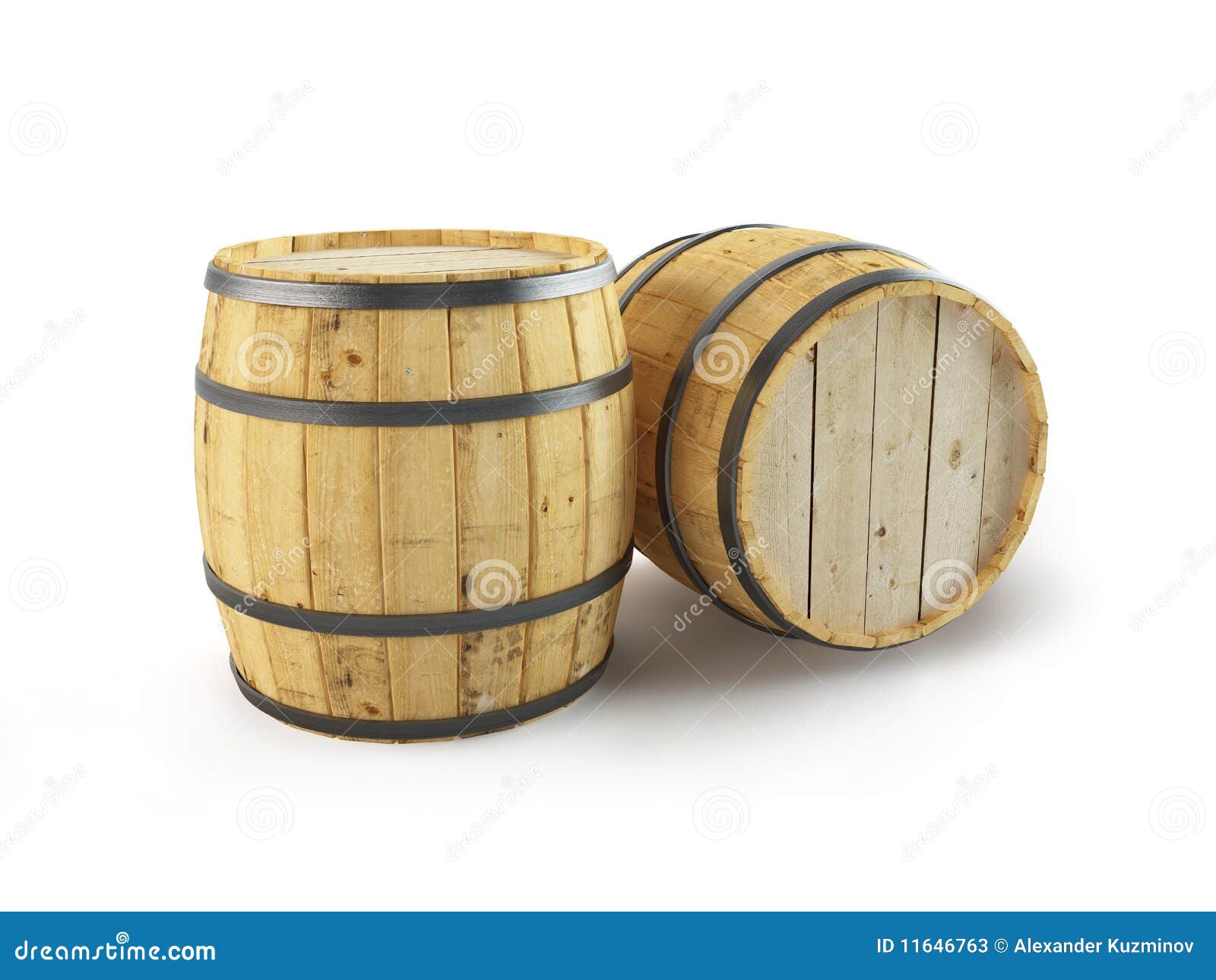 Some Barrels Full Of Fishing Nets Readies To Be Loaded On The Boat ...