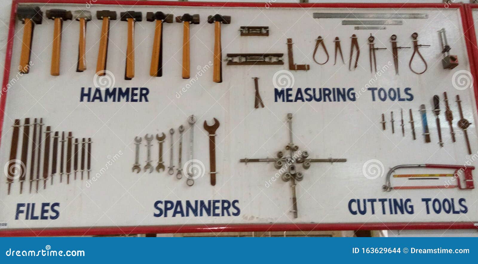 Some Basic Tools Used in Workshops. Stock Photo - Image of spanners ... Some Basic Tools Used in Workshops. Stock Photo - Image of spanners ...