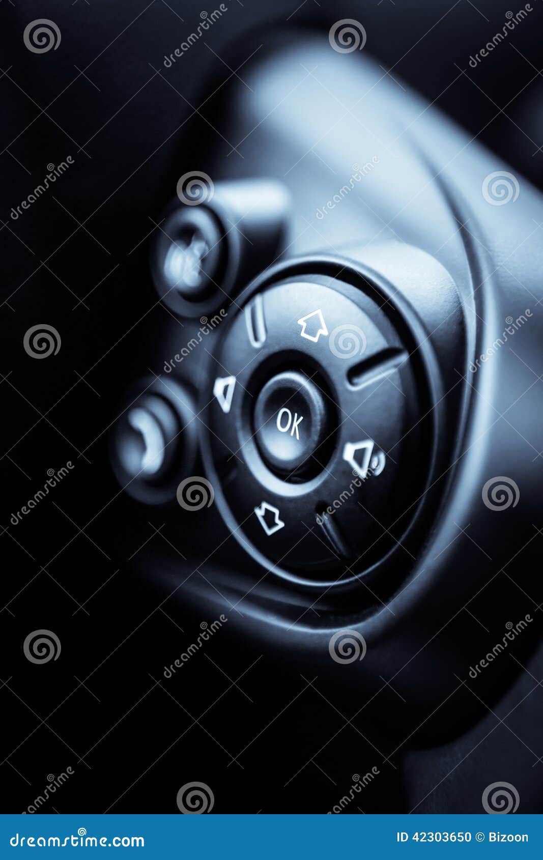 Some Buttons on Steering Wheel Stock Photo - Image of dashboard, loud ...