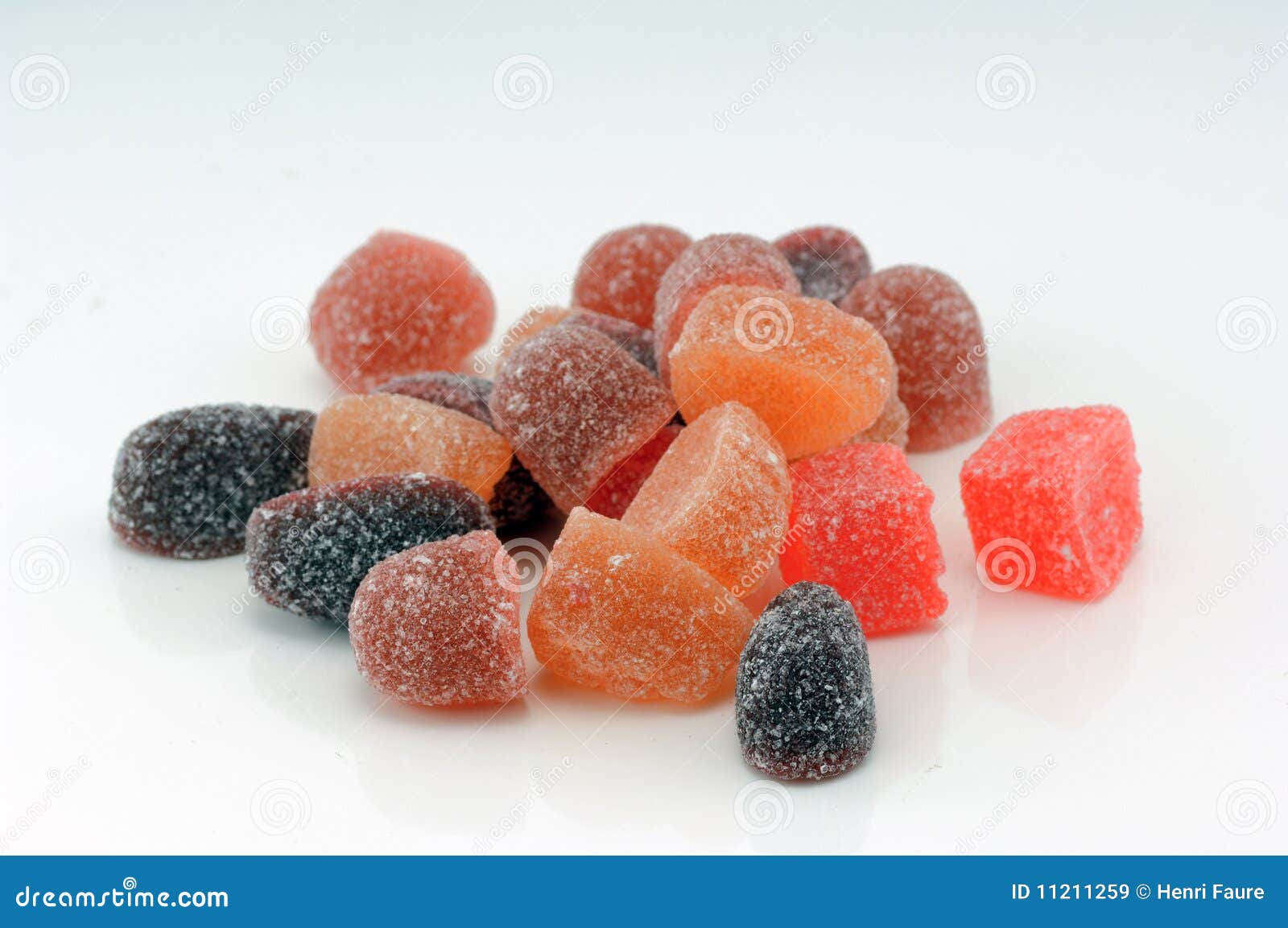 Some Candies Isolated on a White Background Stock Image - Image of ...
