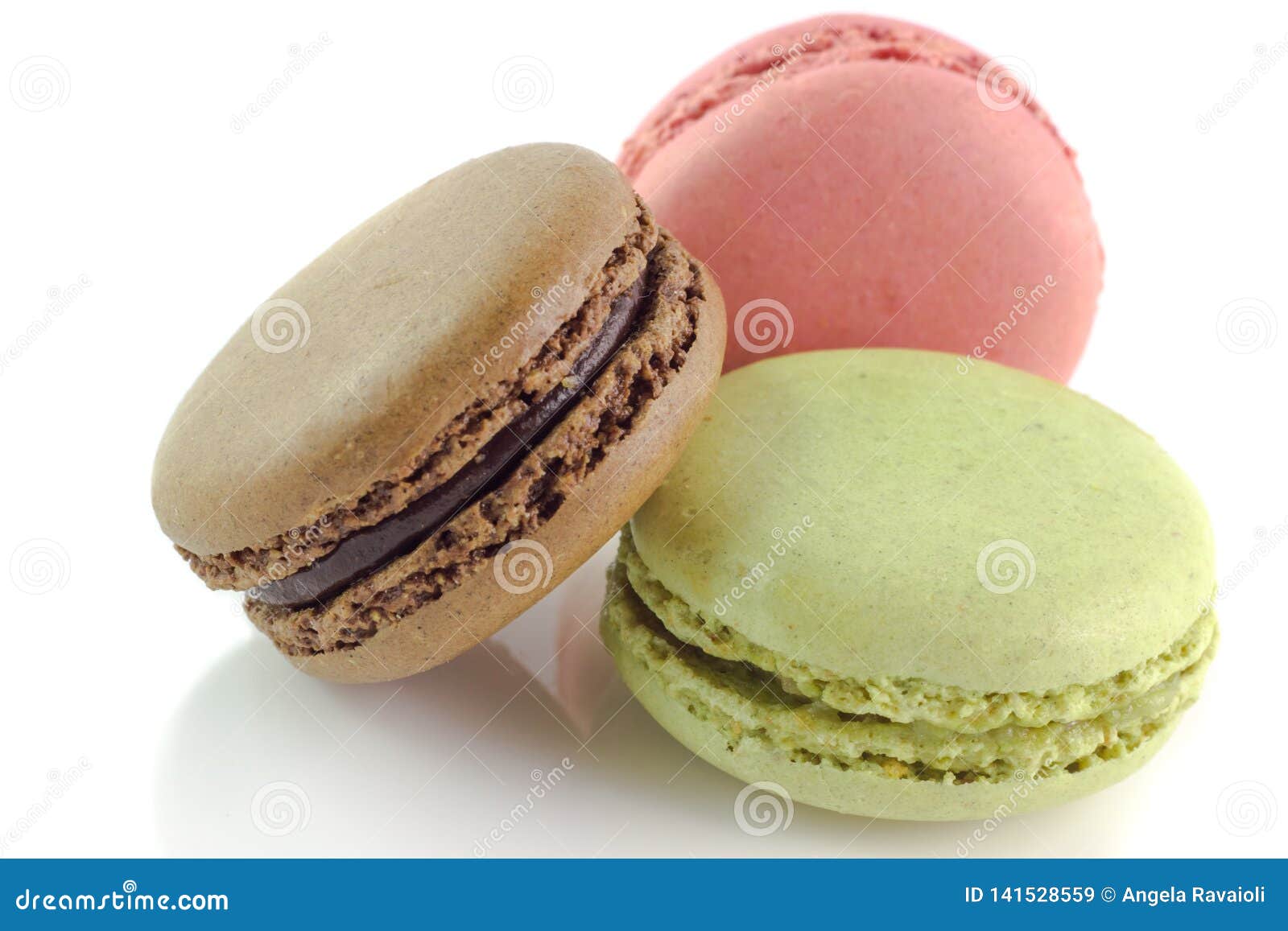 Macarons in Different Colors Stock Image - Image of closeup, color ...