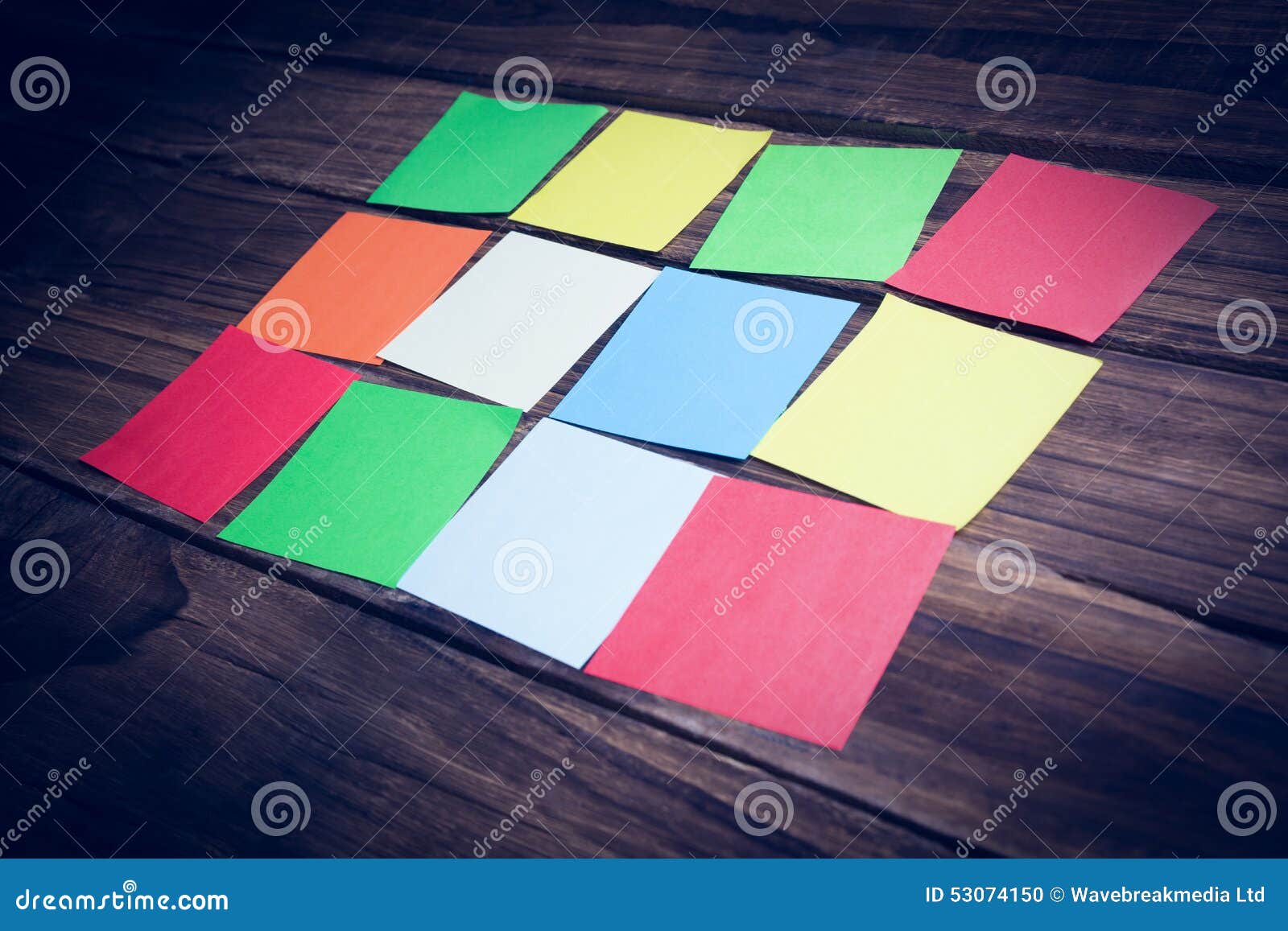 Some Colorful Sticky Post Its Stock Photo - Image of write, orange ...