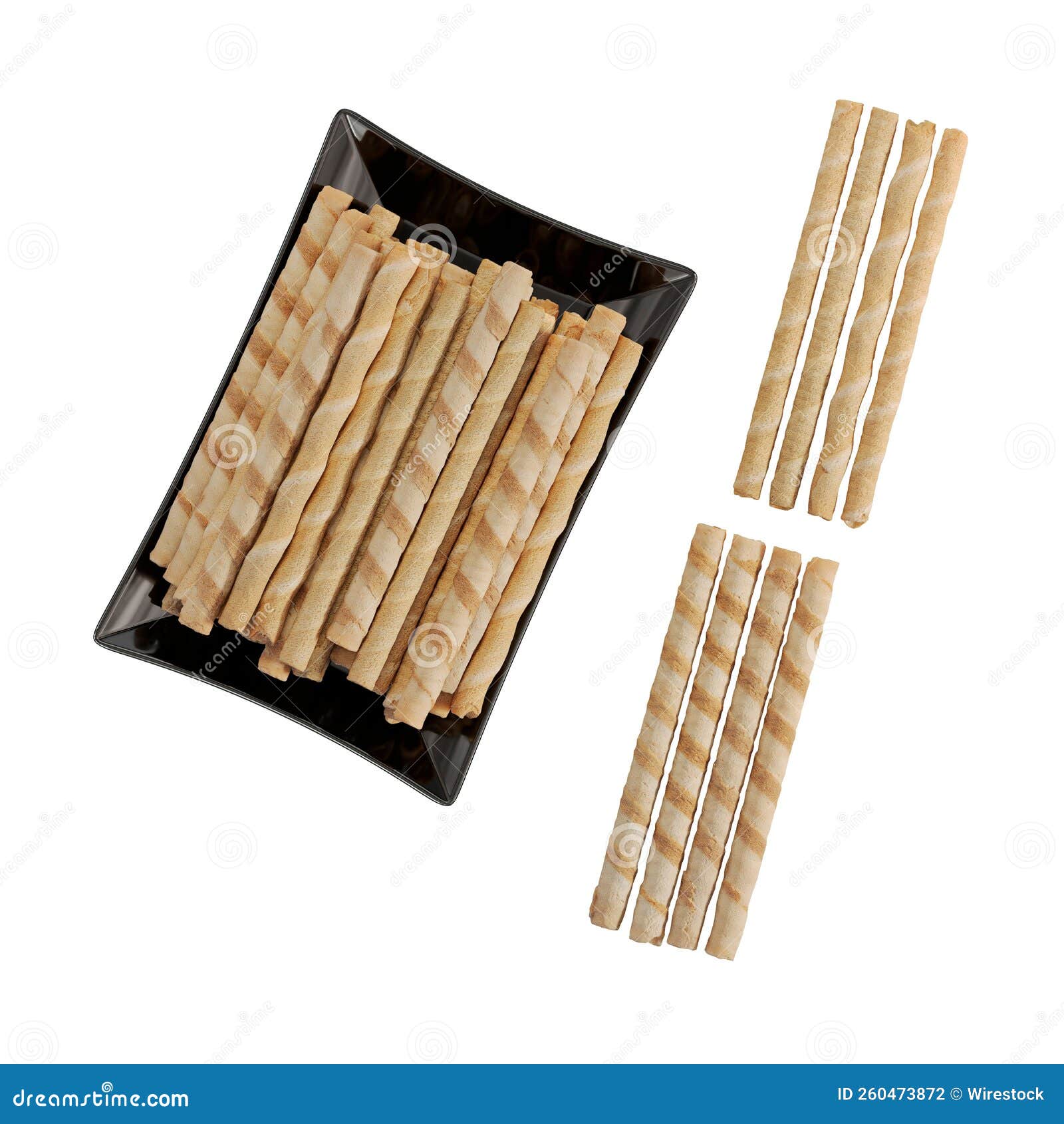 Cookie Sticks Isolated on White Stock Photo - Image of wooden, snack ...