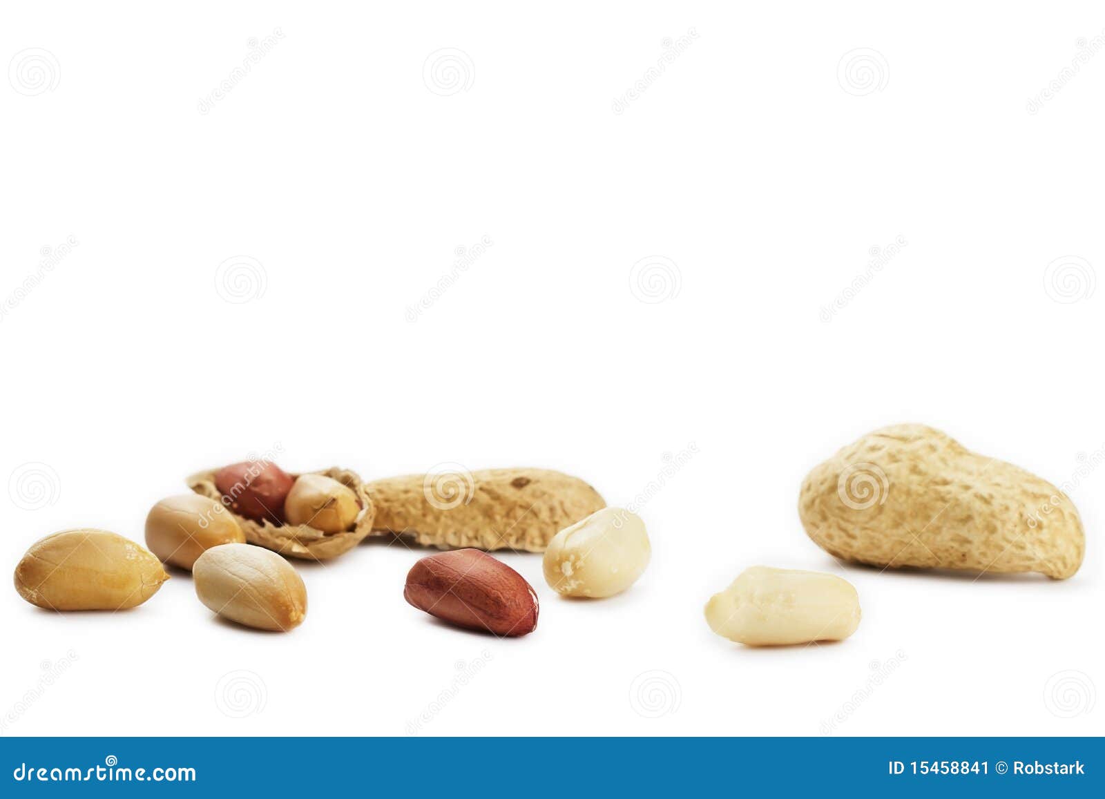 Some Cracked and Closed Peanuts Stock Image - Image of shell, seasonal ...