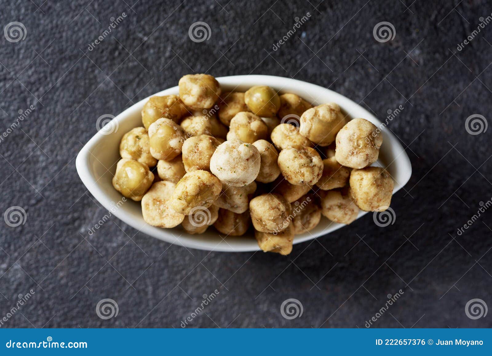 Some Crispy Roasted Peas in a Bowl Stock Photo - Image of house, peas ...