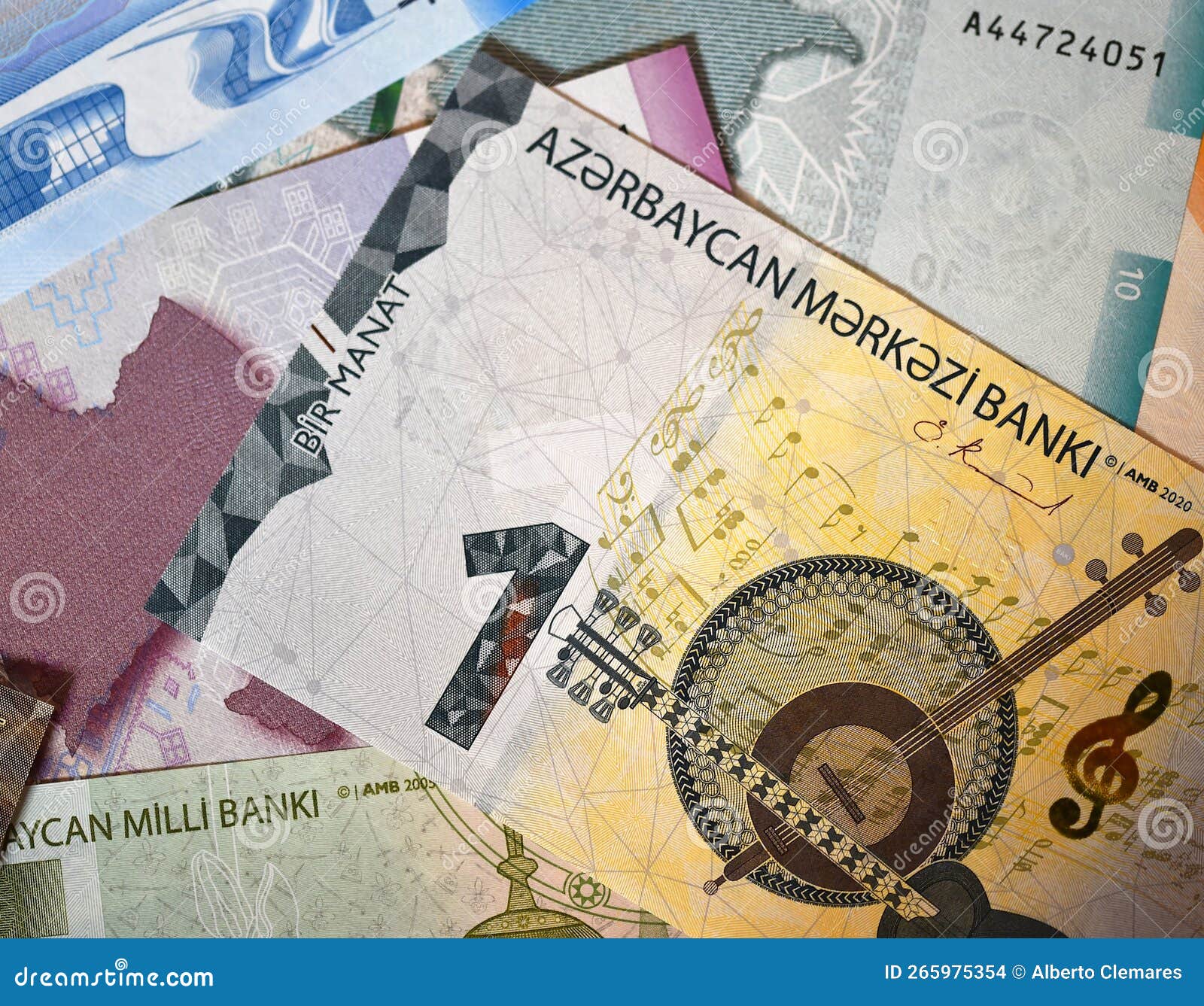 Some Current Banknotes of Azerbaijan Stock Photo - Image of business ...