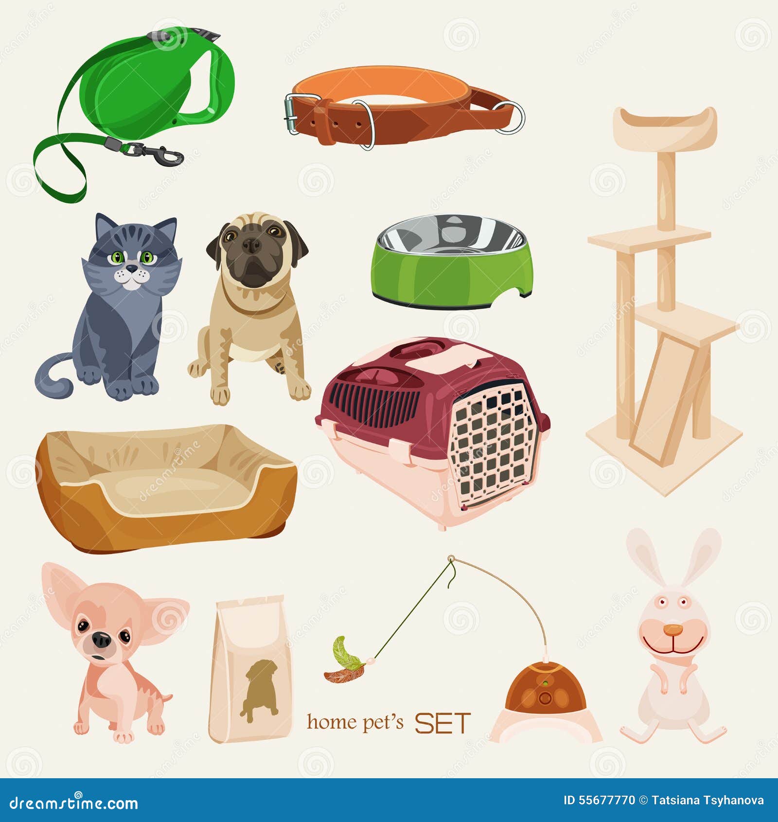 Pets Items Stock Illustrations – 371 Pets Items Stock Illustrations ...