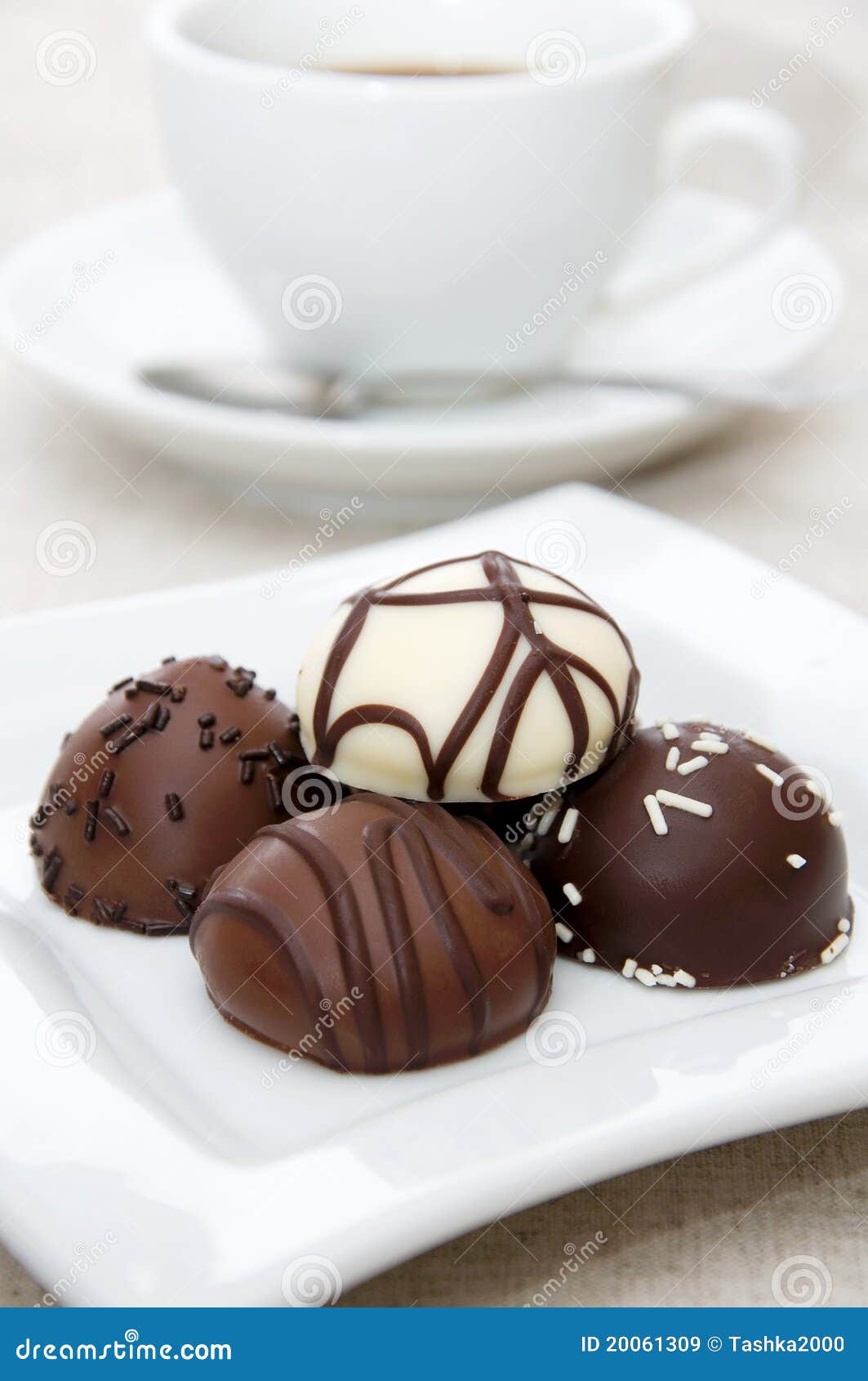 Some Different Chocolate Candies Stock Image - Image of candy ...