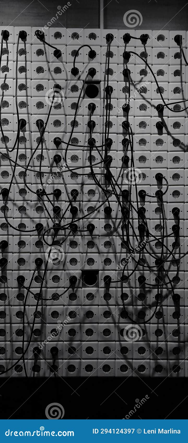 Some Electrical Relay Is Mounted On The Mounting Panel. Relays Inserted ...
