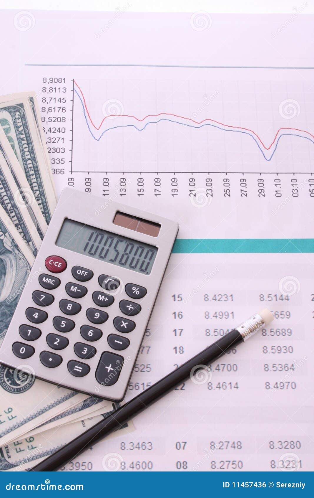 Some financial things stock photo. Image of forex, exchange - 11457436