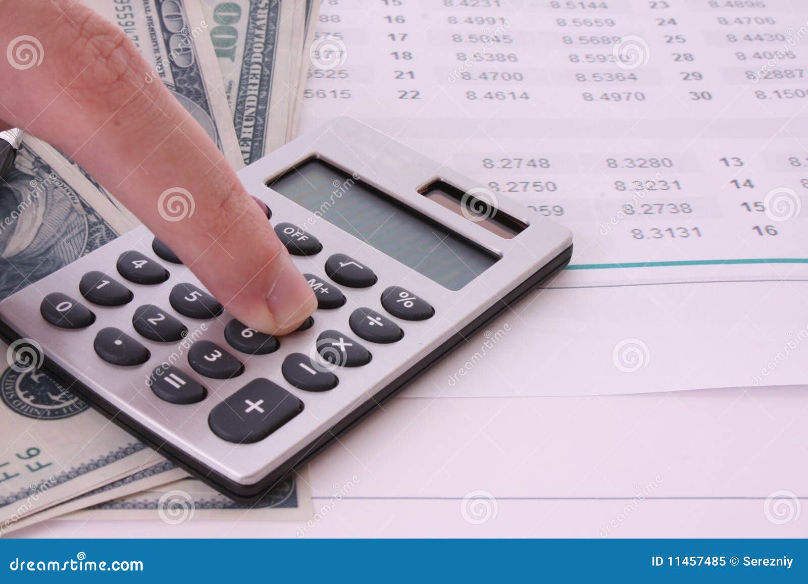Some financial things stock image. Image of commerce - 11457485