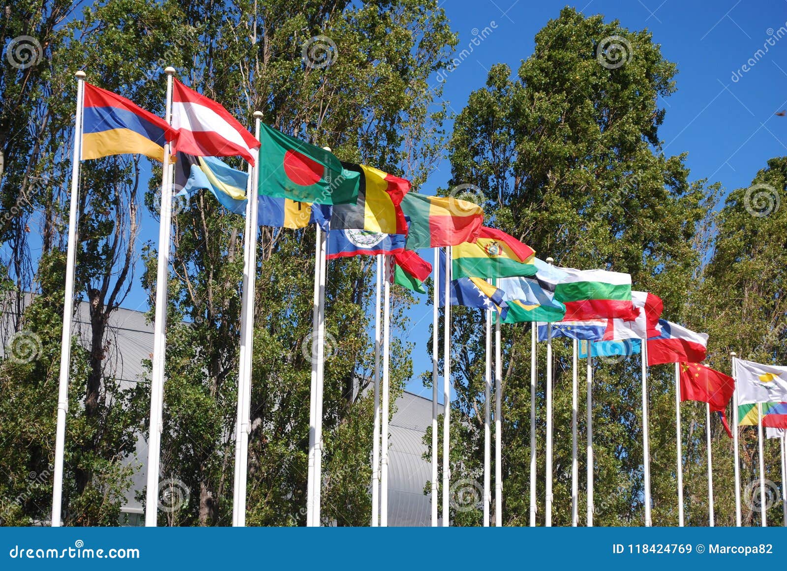 Flags of the world stock image. Image of lisboa, portugal - 118424769