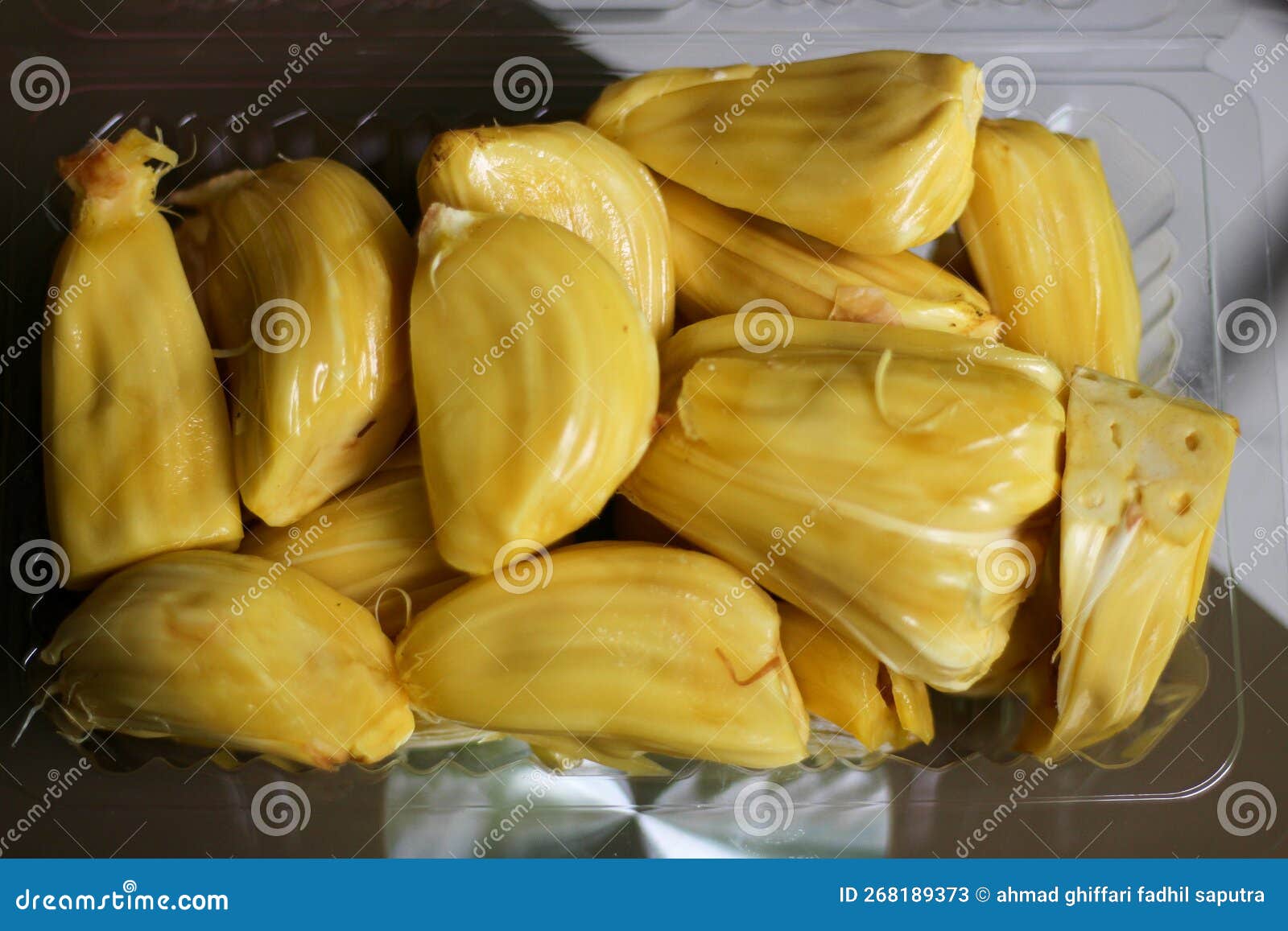 Some Jackfruit in the Mica Container Stock Image - Image of taste ...