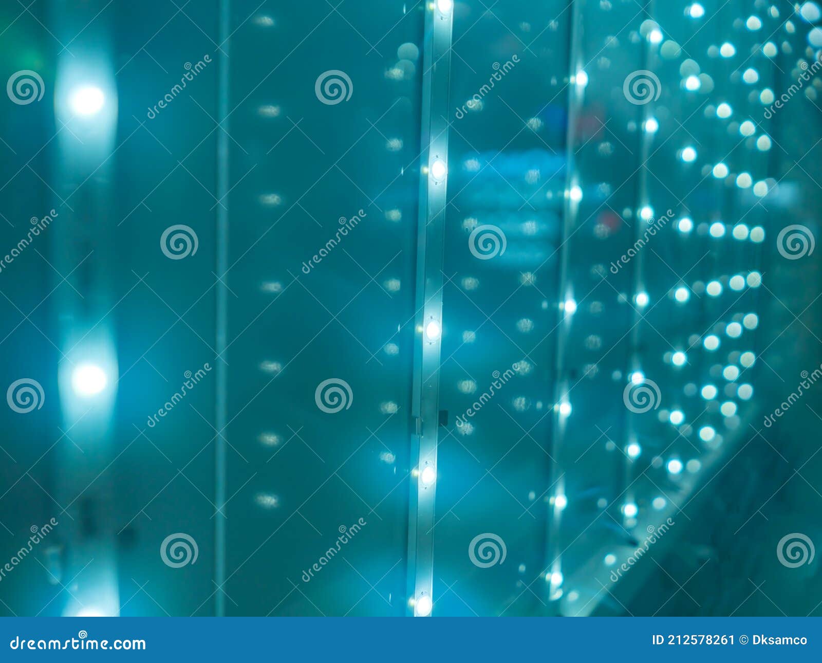 Some Led Lamps Blue Light Science and Technology Background Stock Image ...