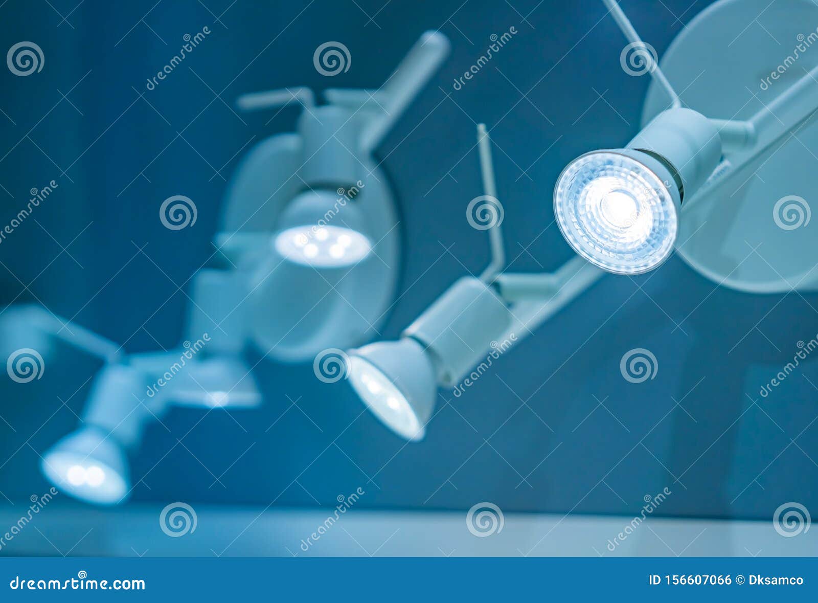 Some Led Lamps Science and Technology Background Stock Photo - Image of ...