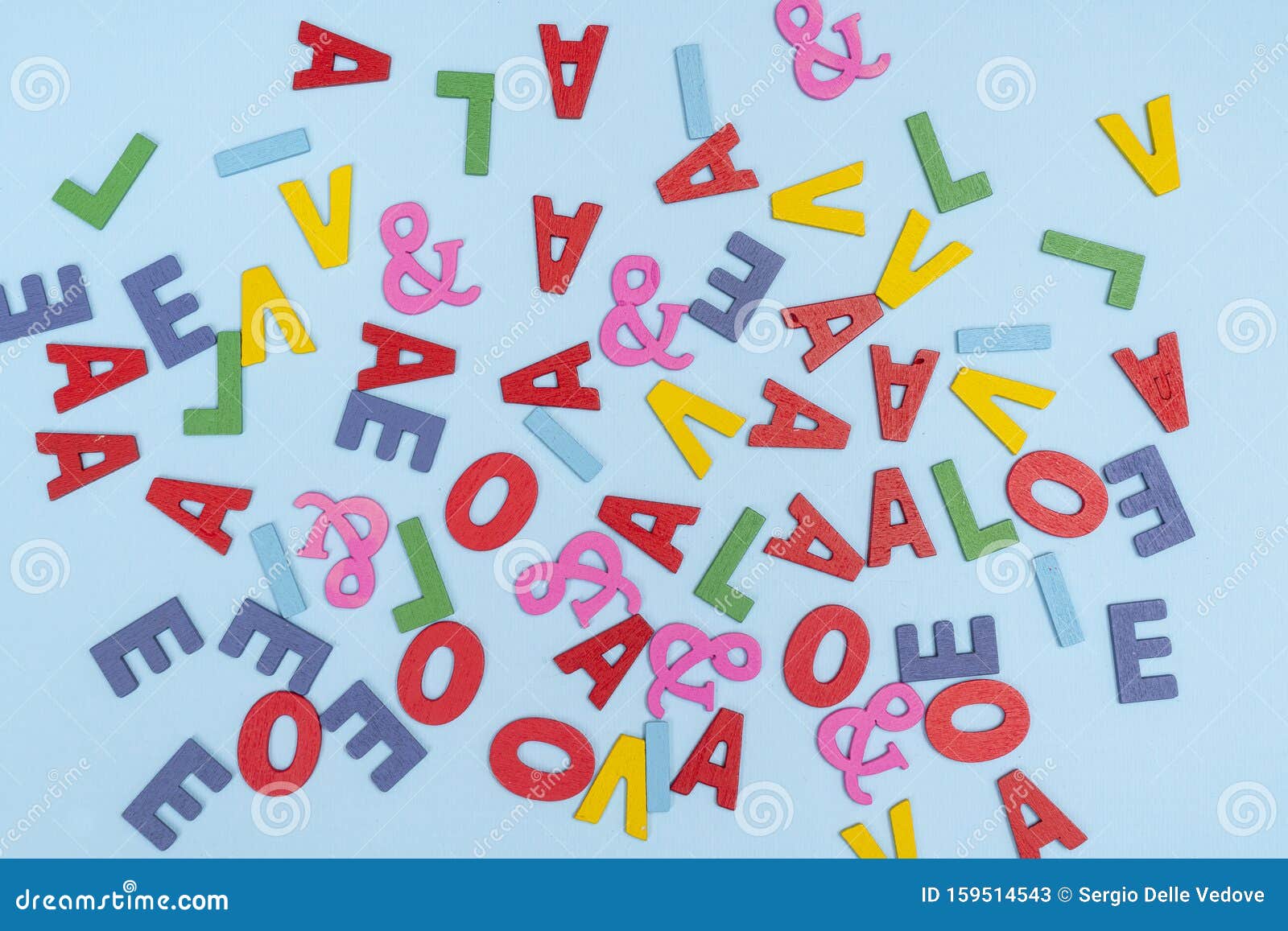 The Colorful Letters Falling Down Stock Image - Image of gathering ...