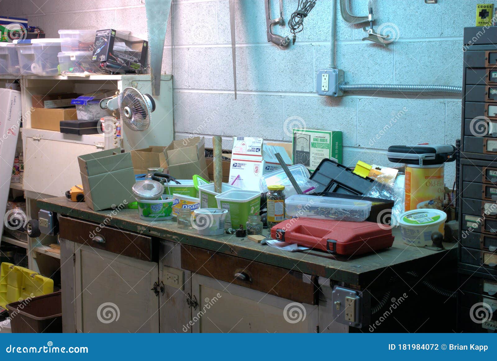 Some Mess is Created when Things Get Done. Editorial Photography ...