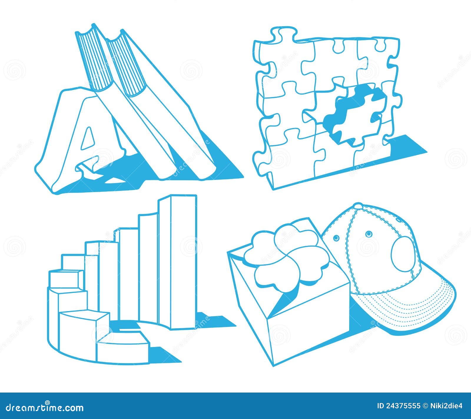 Some objects stock illustration. Illustration of youth - 24375555