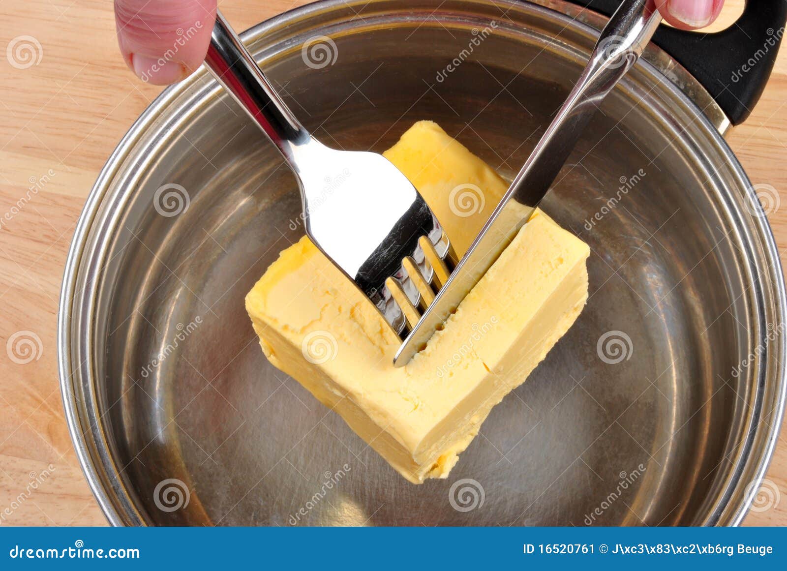 Some Organic Butter To Bake a Cake Stock Image - Image of freshness ...