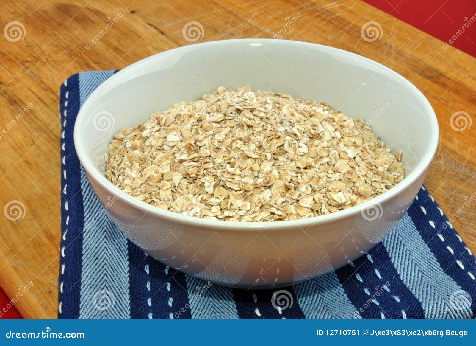 Some organic oatmeal stock image. Image of diet, organic - 12710751