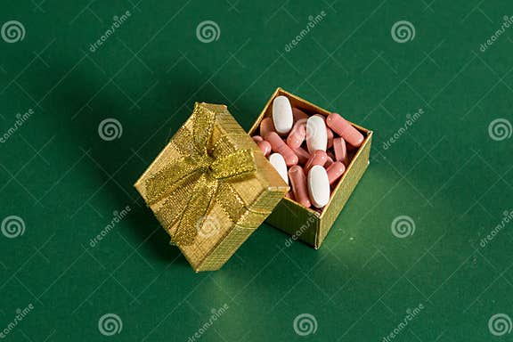 Some Pills for Better Life in Old Age Stock Image - Image of background ...