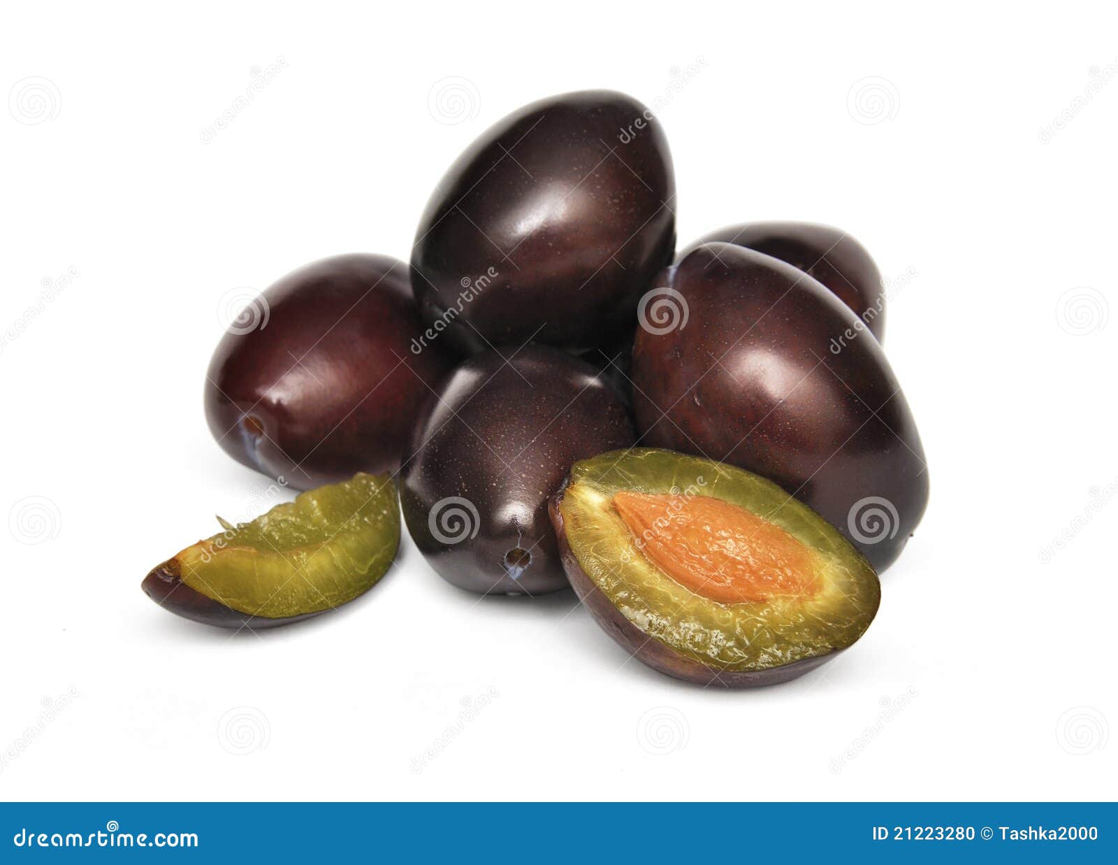 Some plums stock photo. Image of juicy, healthy, heap - 21223280