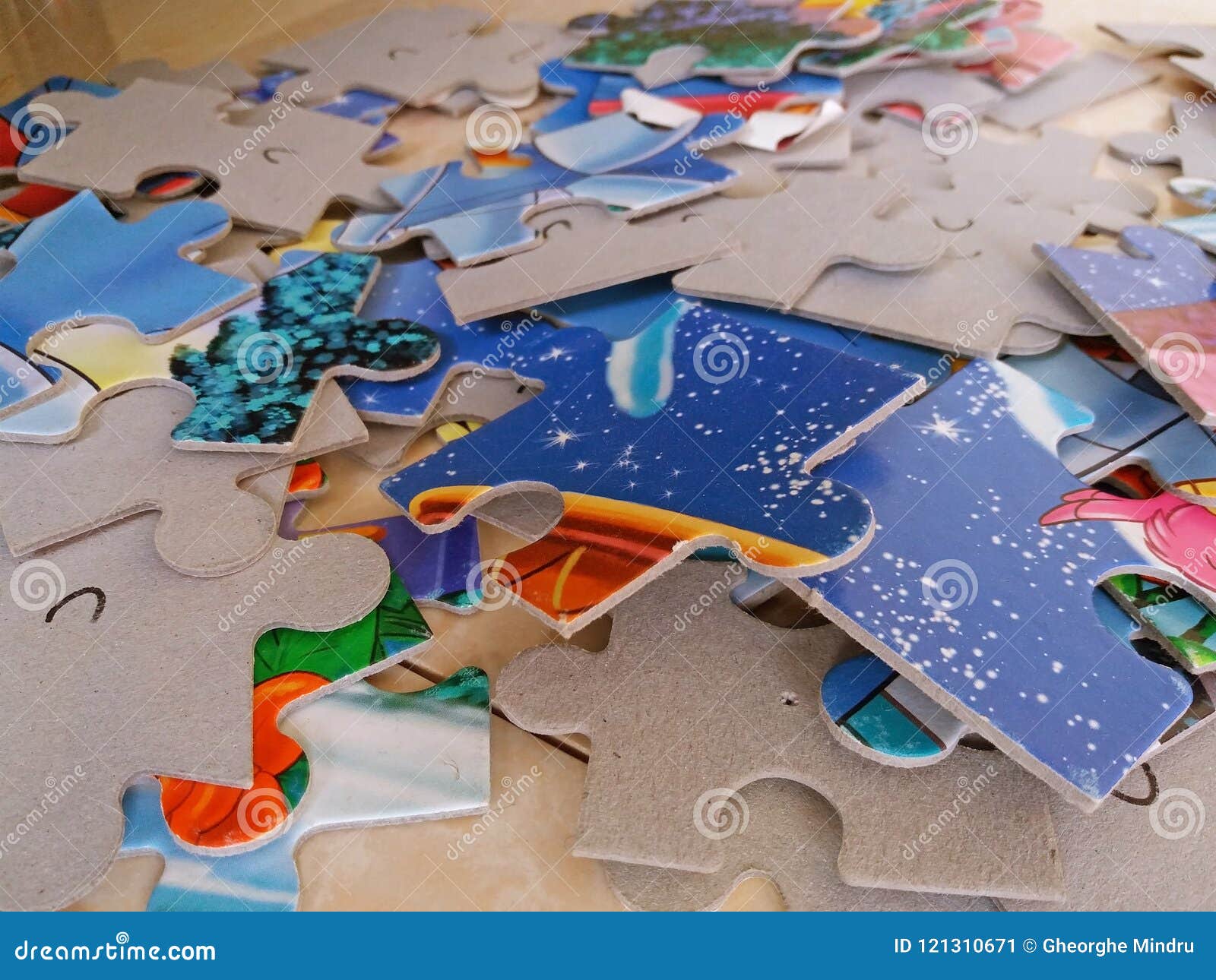 Some puzzle for kids stock image. Image of girl, build - 121310671