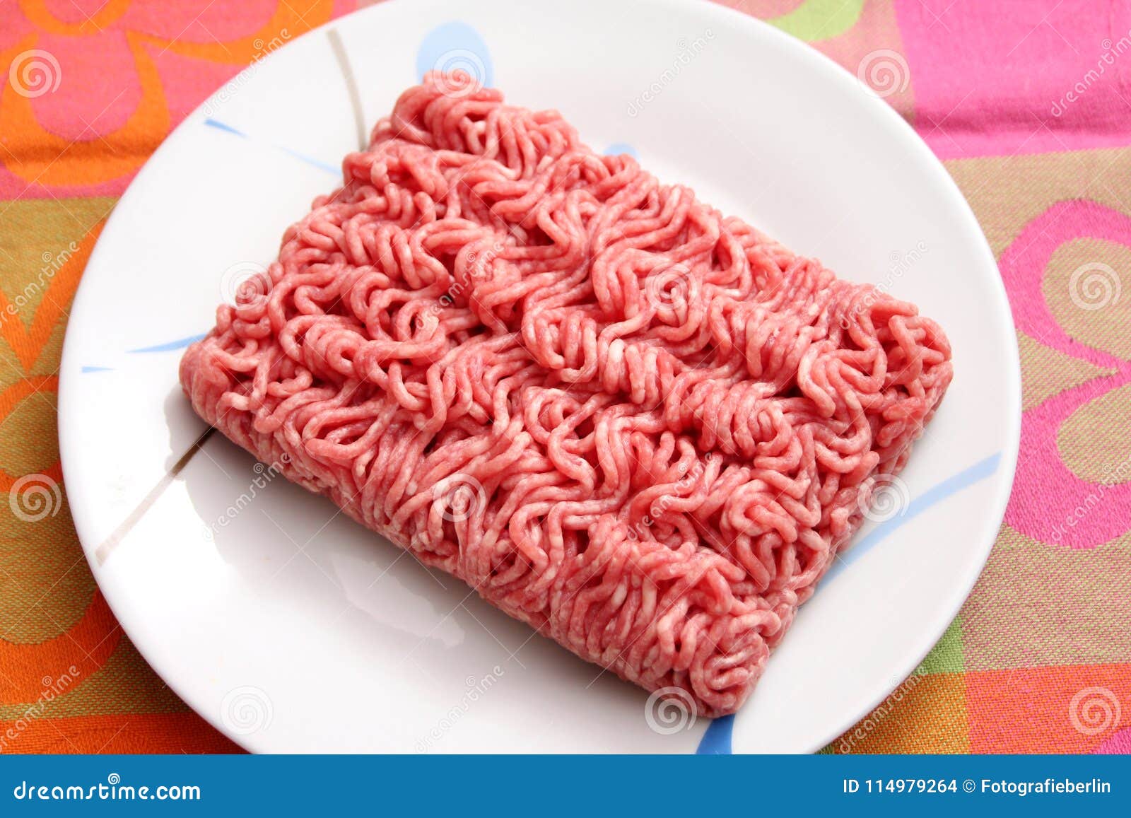 Raw minced meat stock photo. Image of minced, food, pork - 114979264