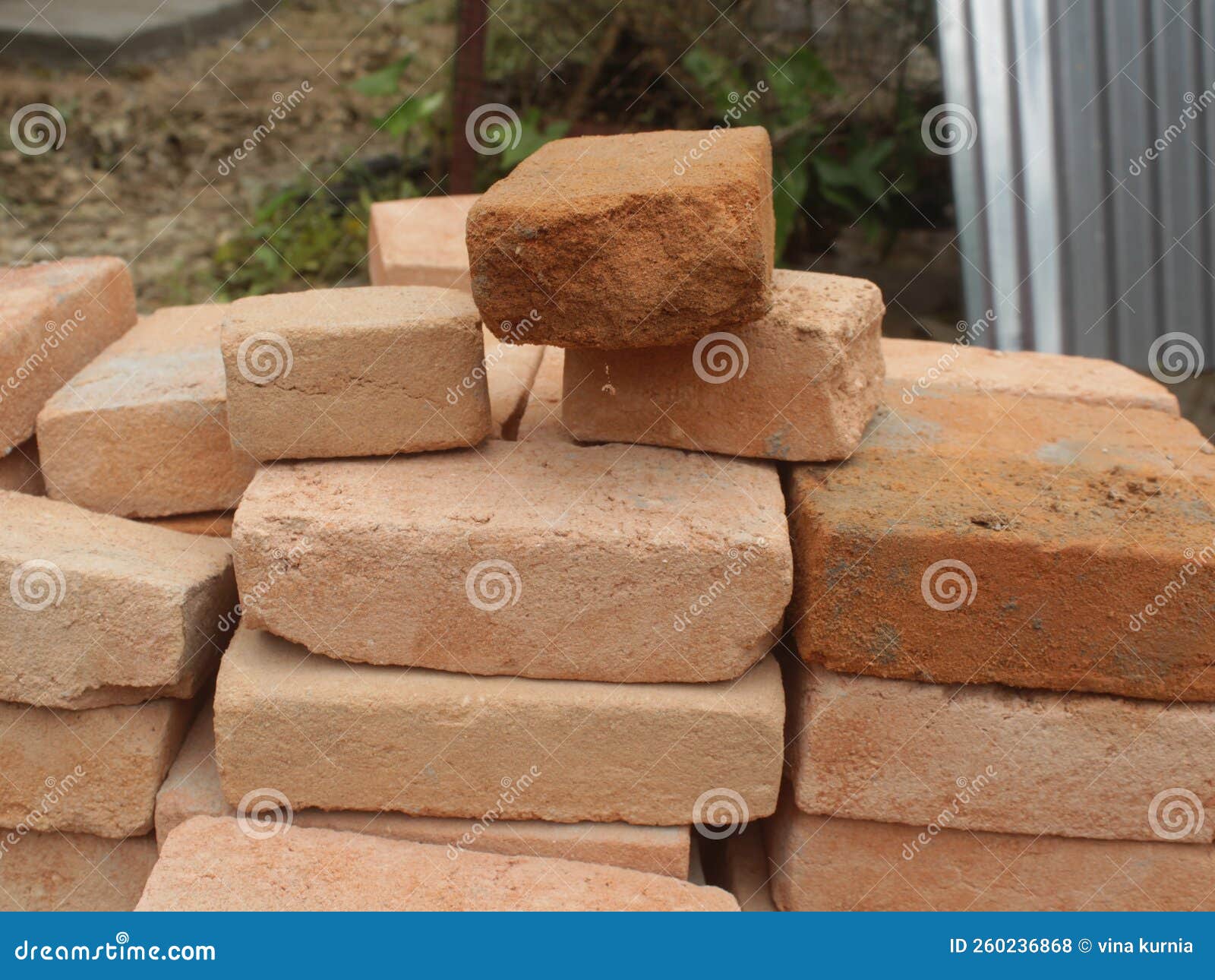 Some Red Bricks, Red Bricks are One of the Basic Building Materials ...