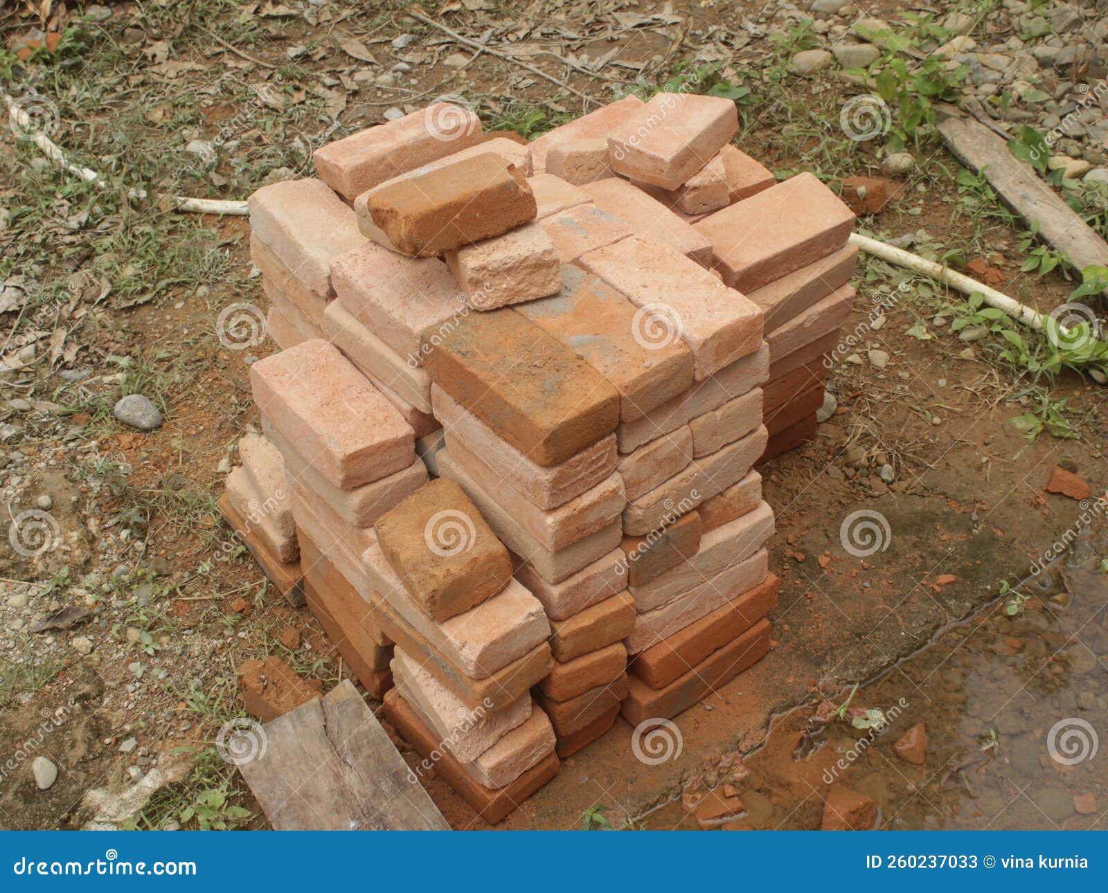 Some Red Bricks, Red Bricks are One of the Basic Building Materials ...
