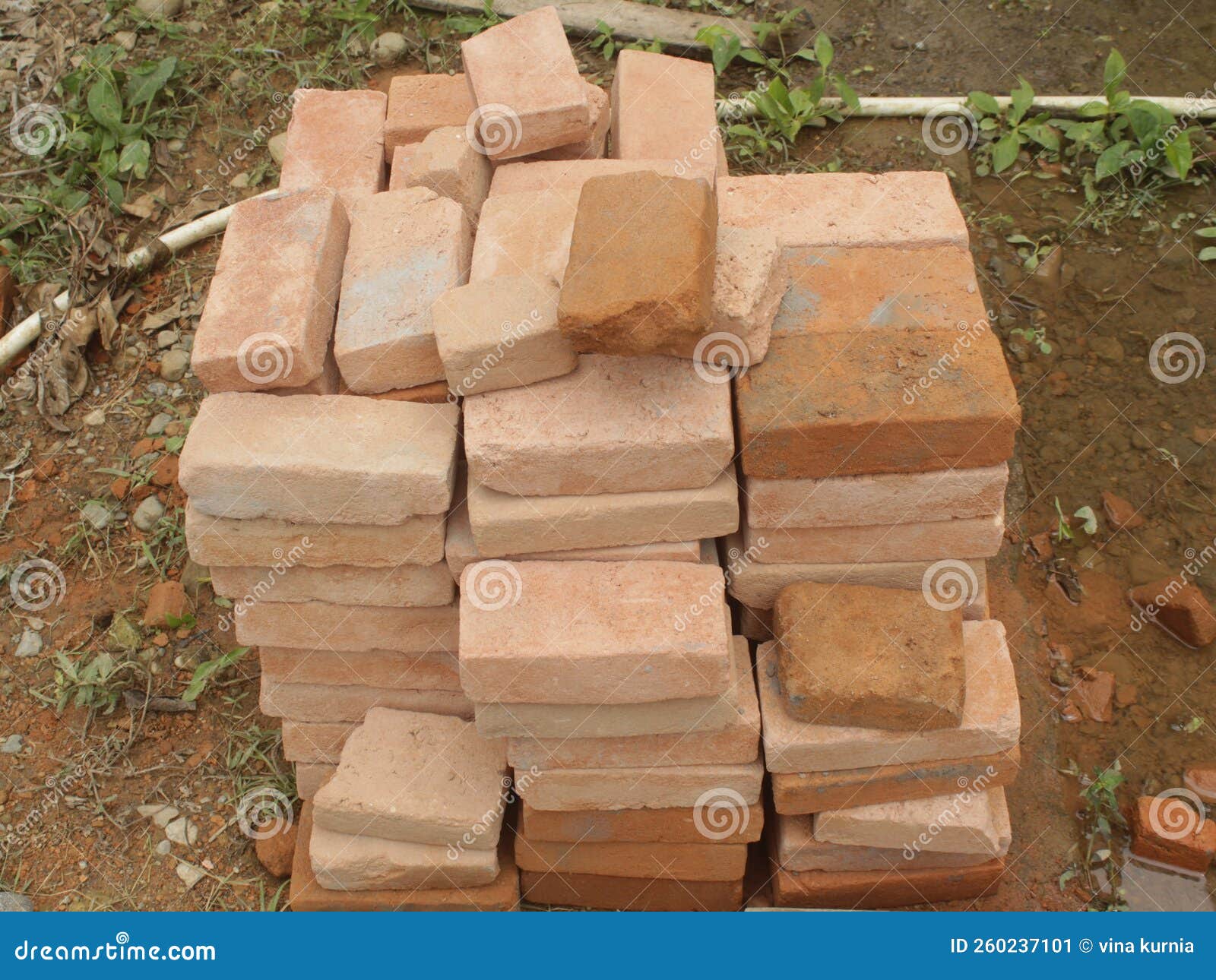Some Red Bricks, Red Bricks are One of the Basic Building Materials ...
