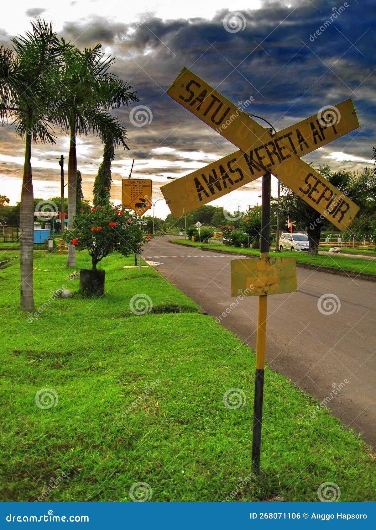 The Road Sign Approaching the Railroad Crossing Stock Photo - Image of ... The Road Sign Approaching the Railroad Crossing Stock Photo - Image of ...