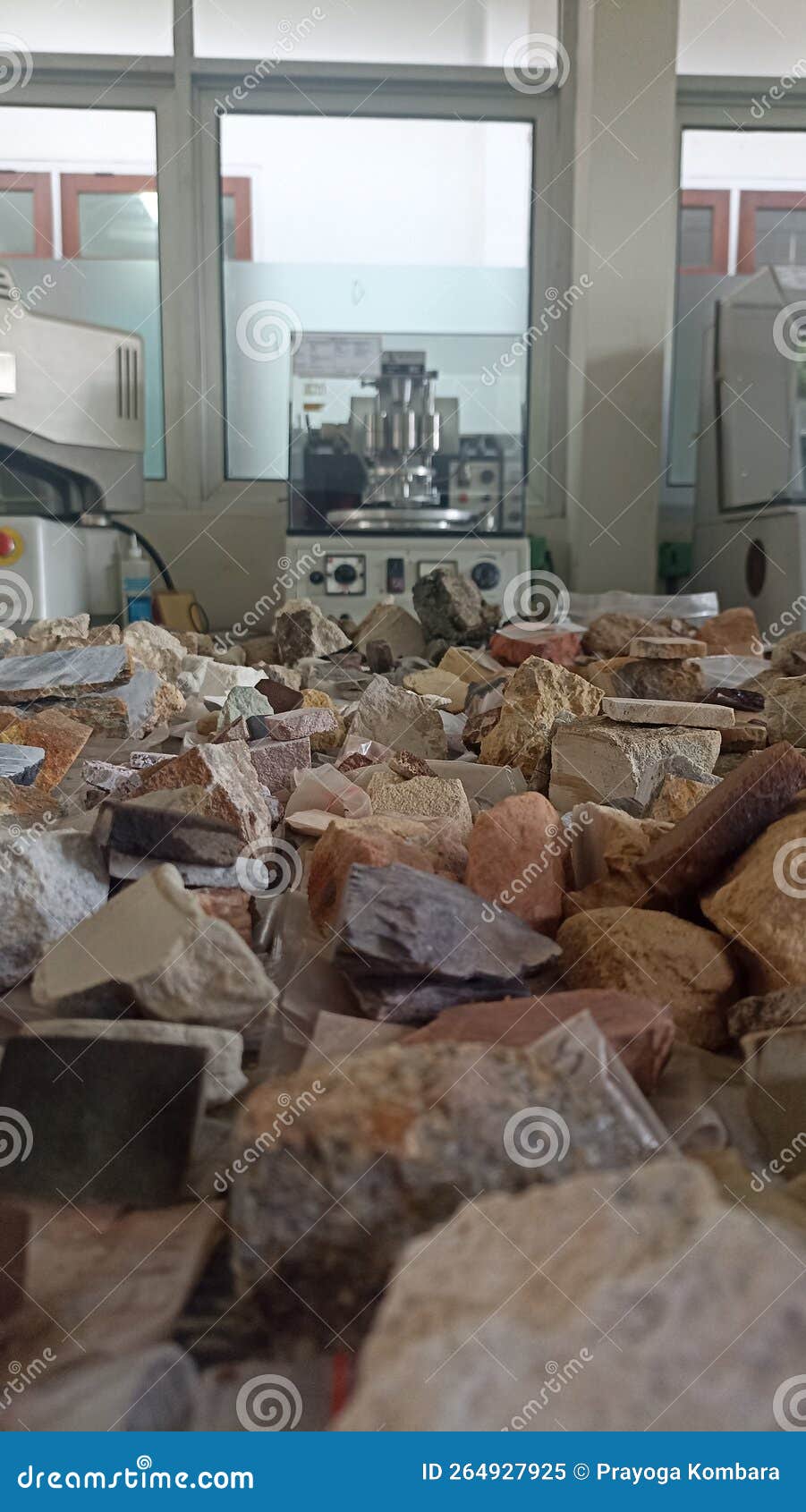 Some Rock Samples that Prepared To Be a Thin Section Stock Image ...